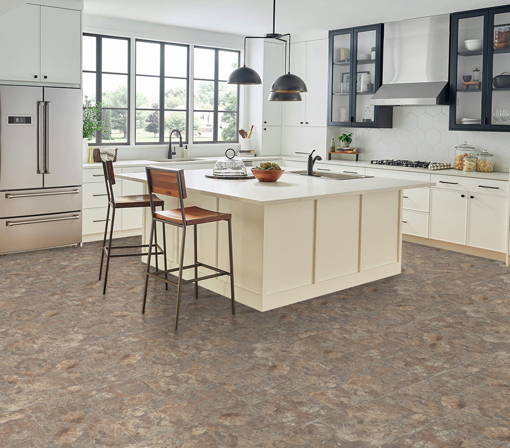 Armstrong Mesa Stone Vinyl Tile I Can't Believe It's Not Tile {Floors}